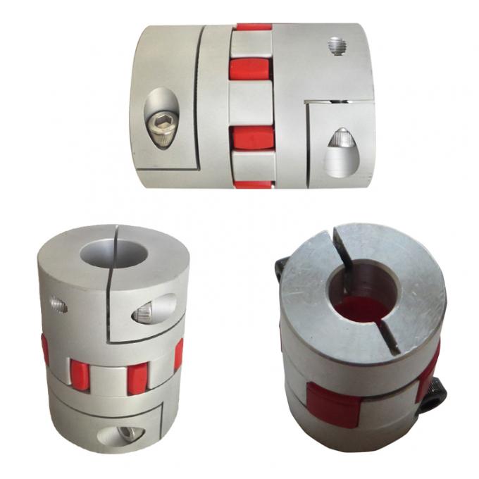Kopling Fleksibel Aluminium Curved CNC Flange Jaw Servo Motor Shaft ...